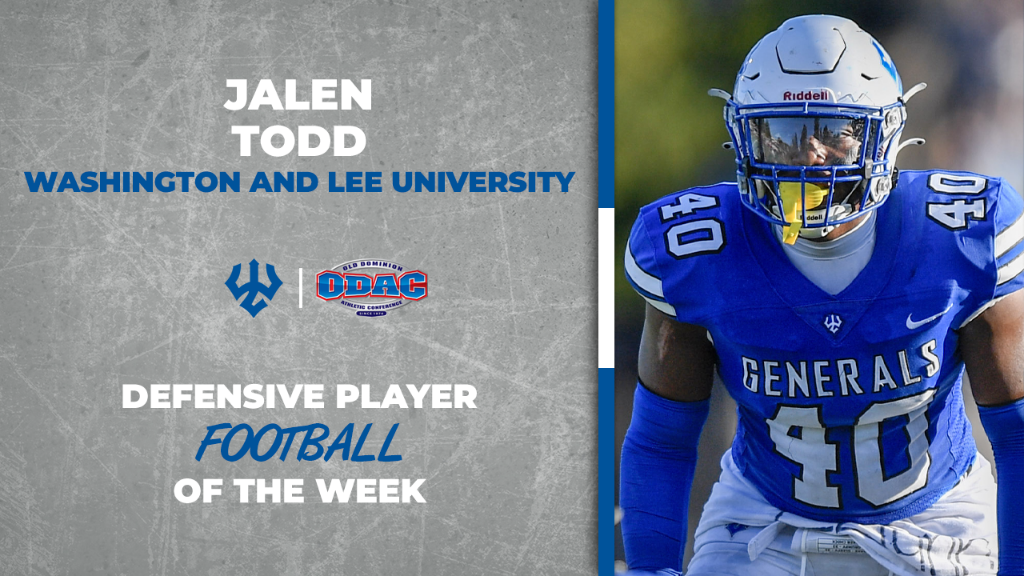 ODAC Football Report: Week 7 - Old Dominion Athletic Conference